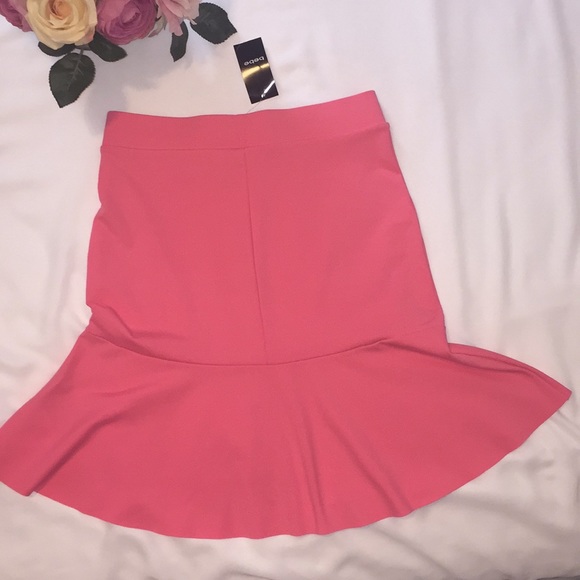 bebe | Skirts | Bebe Pink Skirt Nwt | Poshmark